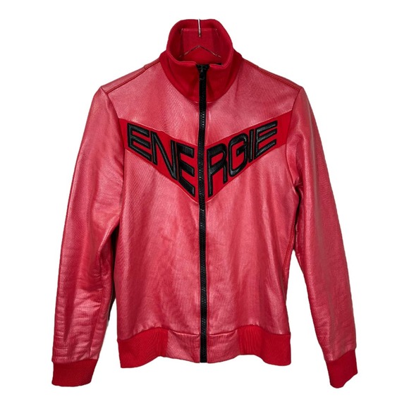 Energie | Jackets & Coats | Vintage Y2k Mens Energie Sixty Red Zip Up ...